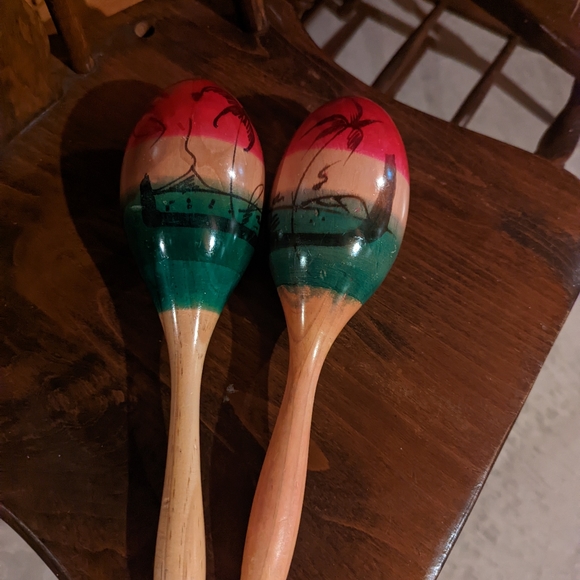 Other | Wooden Maracas From Mexico | Poshmark